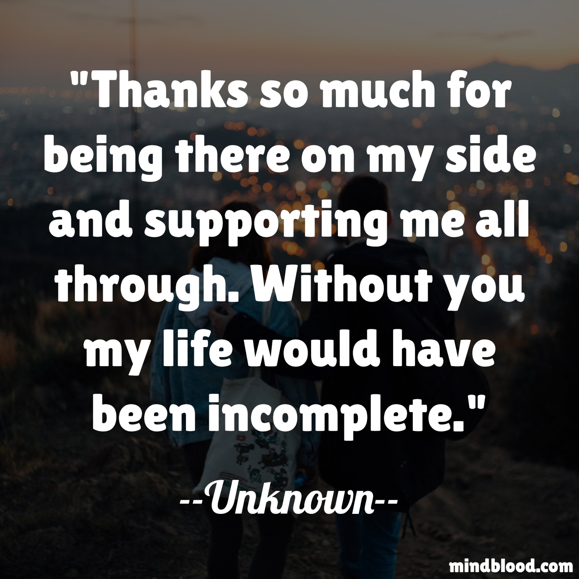 Thank You For Your Support And Guidance Quotes Mind Blood