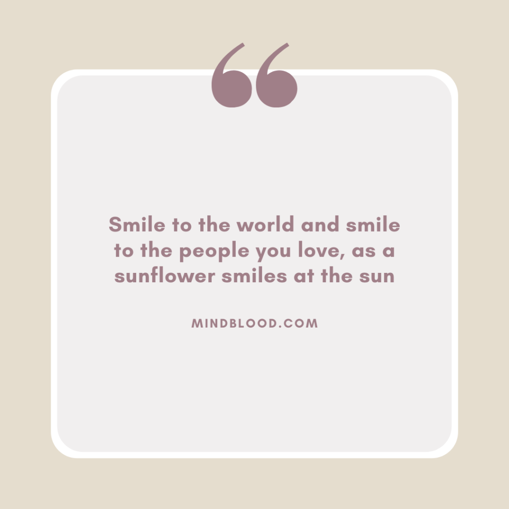 Meaningful Short Cute Sunflower Quotes